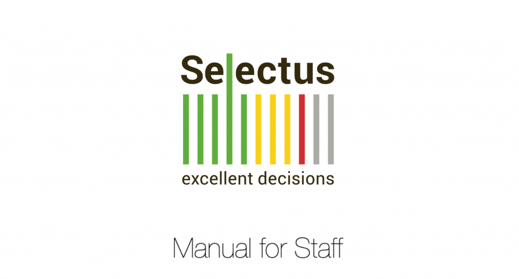 Selectus Handbuch für Staff neu auf Englisch - Selectus Solutions