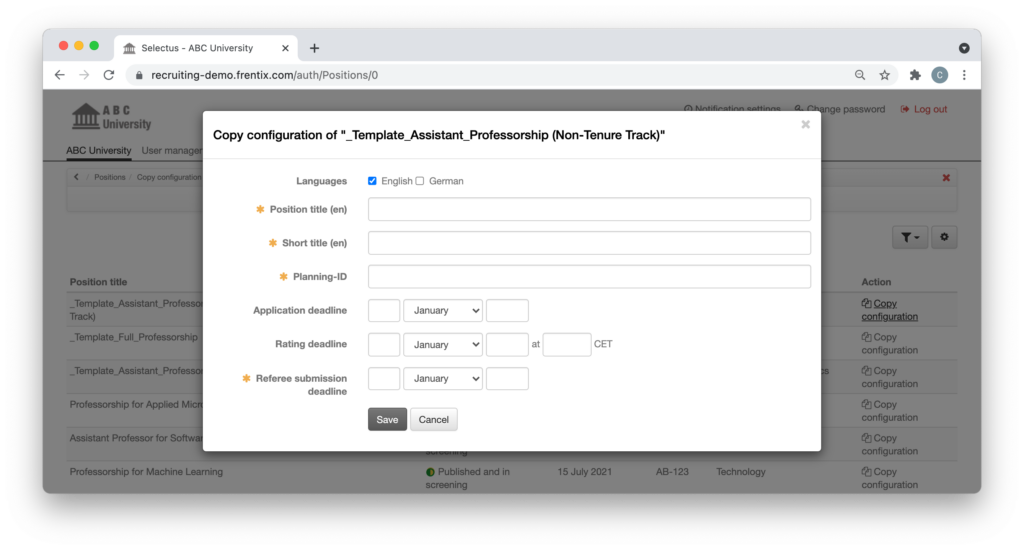 Selectus Feature Focus: Position kopieren - Selectus Solutions