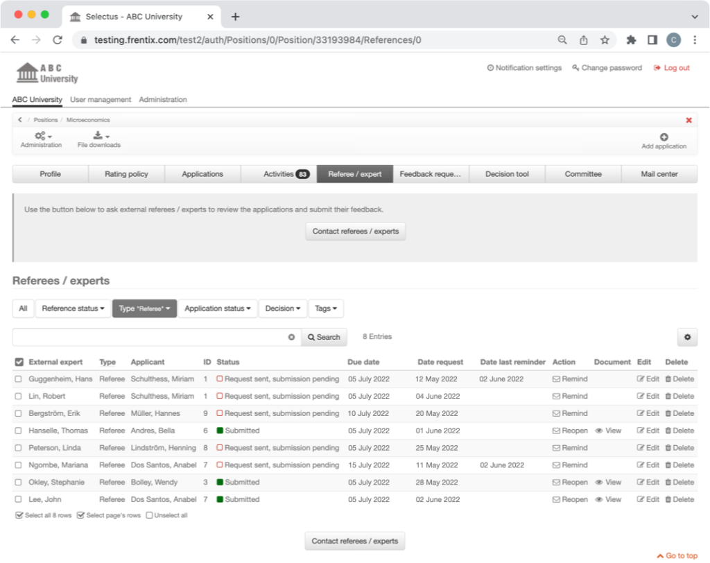 Selectus Feature Focus: Referees - Selectus Solutions