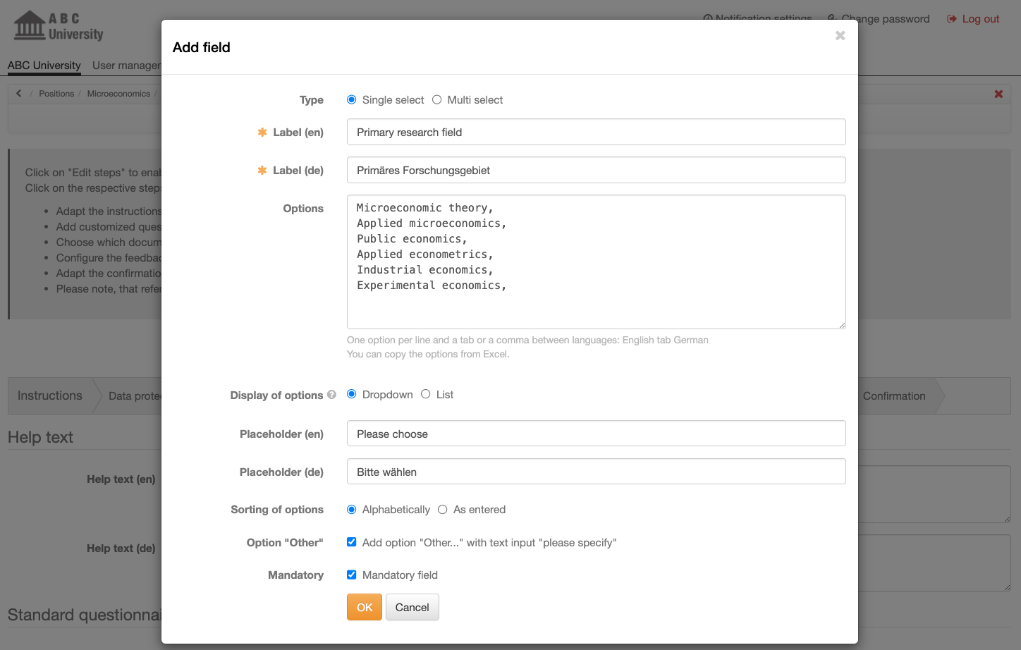 Selectus Feature Focus: Bewerbungsformulare gestalten mit Custom Fields - Selectus Solutions